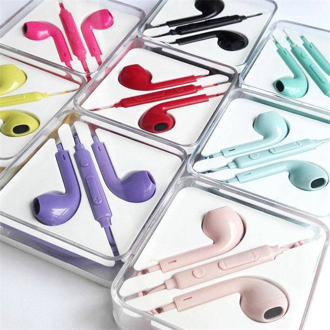 Mobile Phone Headset Rose Red In-Ear Earplugs Wire Control Mate9 Color ...