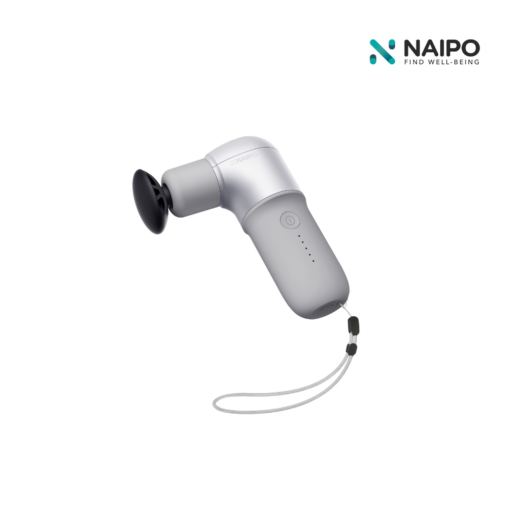 Naipo Mini Deep Tissue Percussion Massage Gun Silver Shopee Philippines