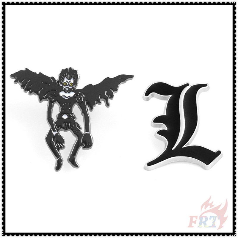 DEATH NOTE Brooches ★ 1Pc Ryuk L·Lawliet Anime Fashion Doodle Enamel ...