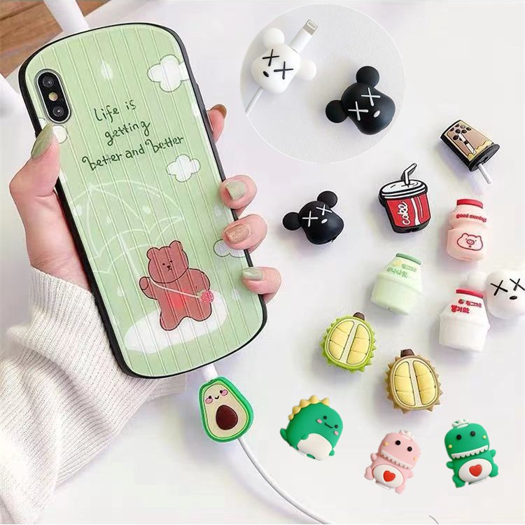 cable bite Charging Preservation Cartoon Pattern Can Be For A Long Time ...