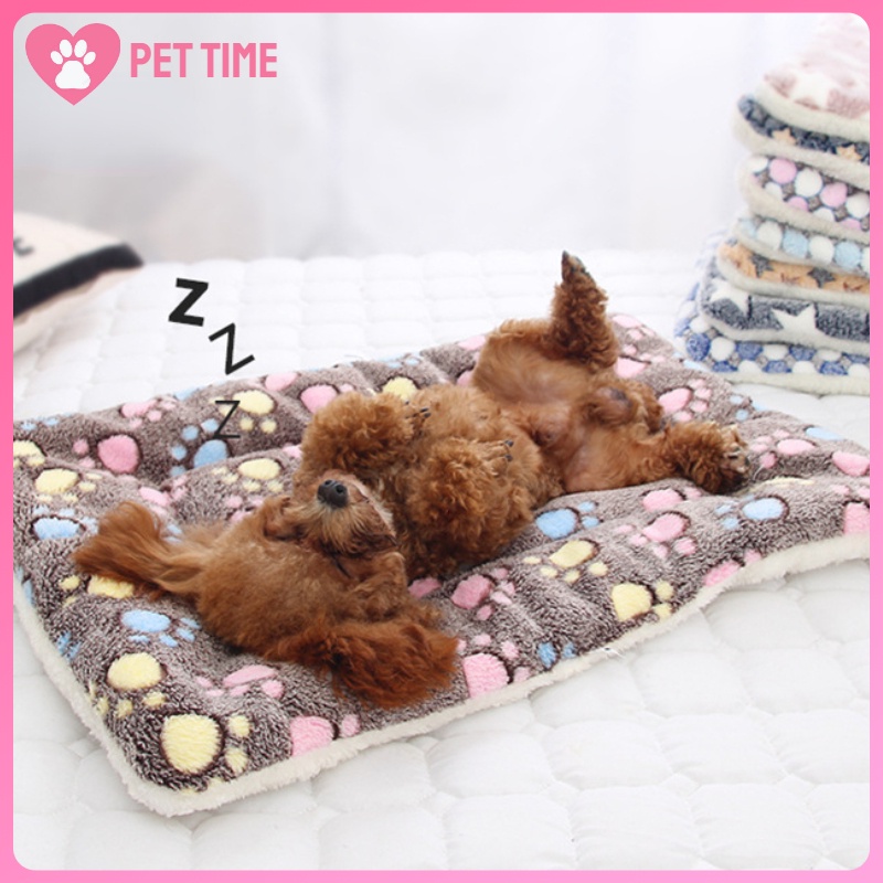 Pet Bed【5 Size】 Mat Cat Bed Dog Bed Washable Sleeping Warm Soft Pet Mat ...