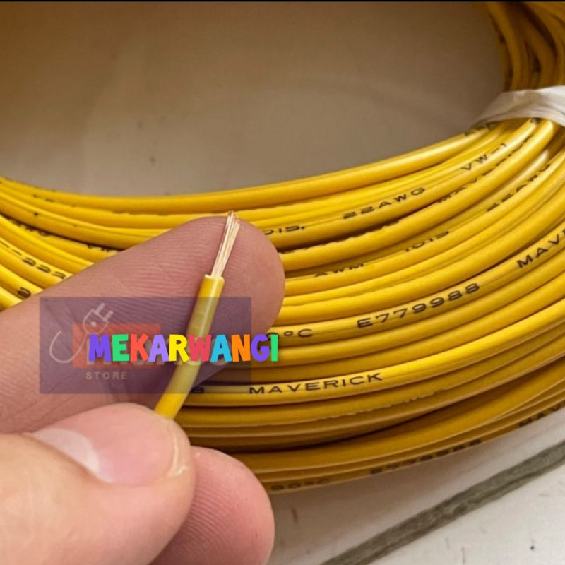 Awg cable 22 50m original copper fiber single cable | Shopee Philippines