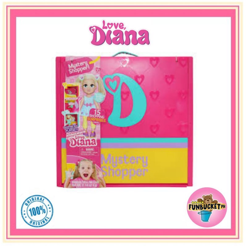 Original Love Diana Mystery Shopper Playset With 13 Inch Doll Plus 12
