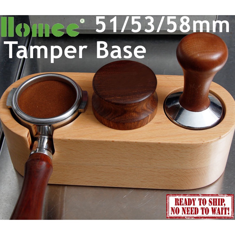 Ready Stock 51/53/58mm Tamper Base Tamper Holdder Solid Wood Espresso ...