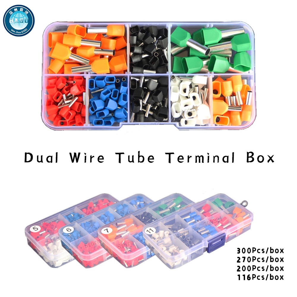 Tube Ferrule Terminal Box-packed Electrical Tubular Terminal Insulated ...