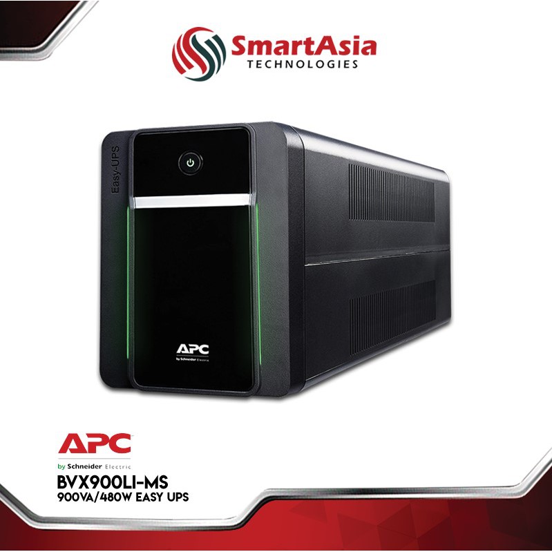 APC UPS BVX900LI-MS (900VA/480W, Easy UPS, 3 Outlets, AVR and Surge ...