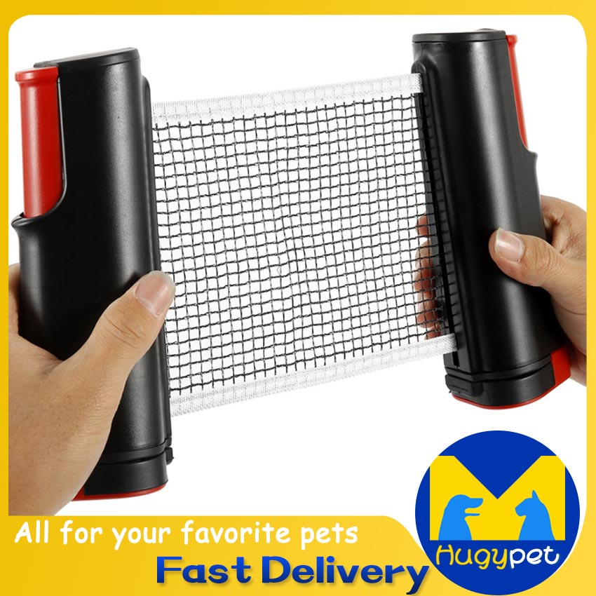 Retractable Table Tennis Net Table Grid Plastic Strong Mesh Portable ...