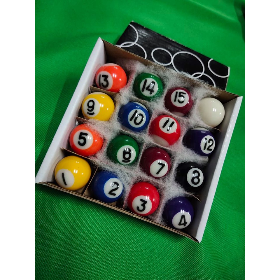 1 INCH TAIWAN BILLIARD BALL SET ( MINI / SMALL / BOLA NG BILYARAN ...