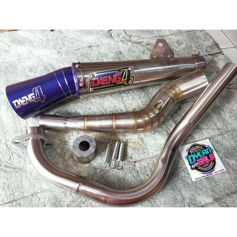 DAENG SAI4 OPEN PIPE WITH SILENCER FOR SNIPER 155 | Shopee Philippines