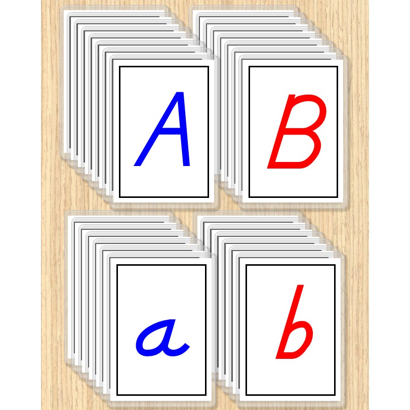 Alphabet Flash Cards - Set of 56 - Filipino Alphabet includes ñ and ng ...