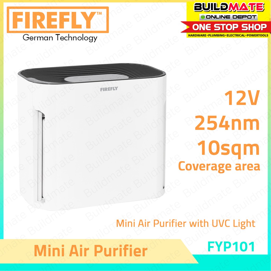FIREFLY Mini Air Purifier with UVC Light FYP101 •BUILDMATE• | Shopee ...