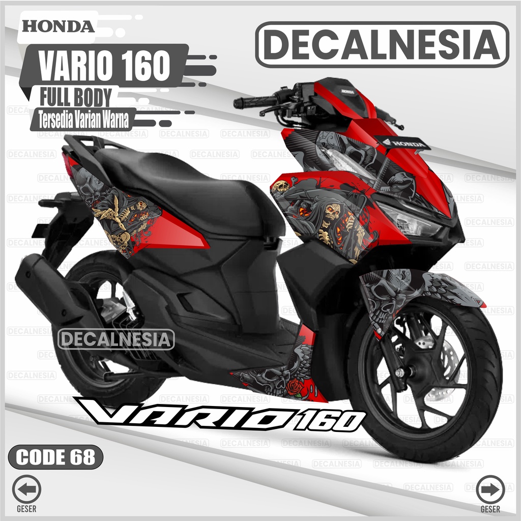 Vario 160 Full Body Decal Vario New 2022 Honda Motorcycle Sticker ...