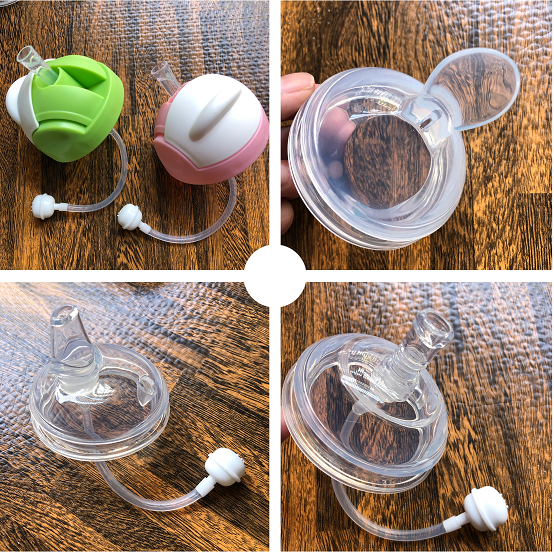 Straw Sippy Cup Teat Spoon handle for Comotomo Baby Bottles 5oz and 8oz ...