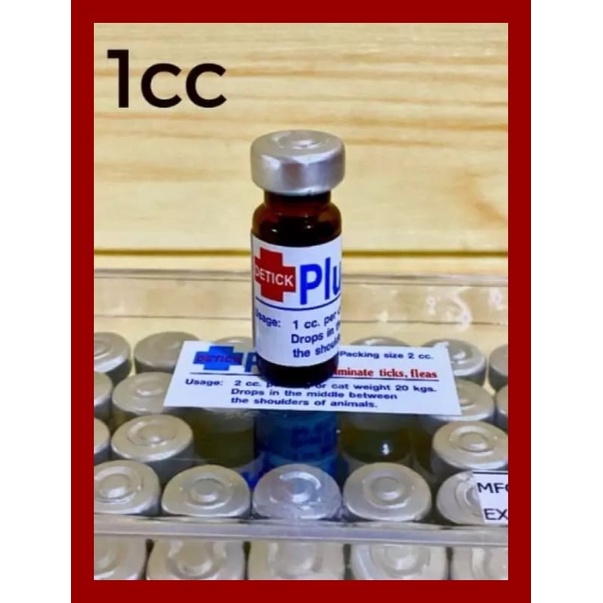 DeTick Plus Anti-Tick & Flea Spot-On Solution For Dogs And Cats (1cc ...