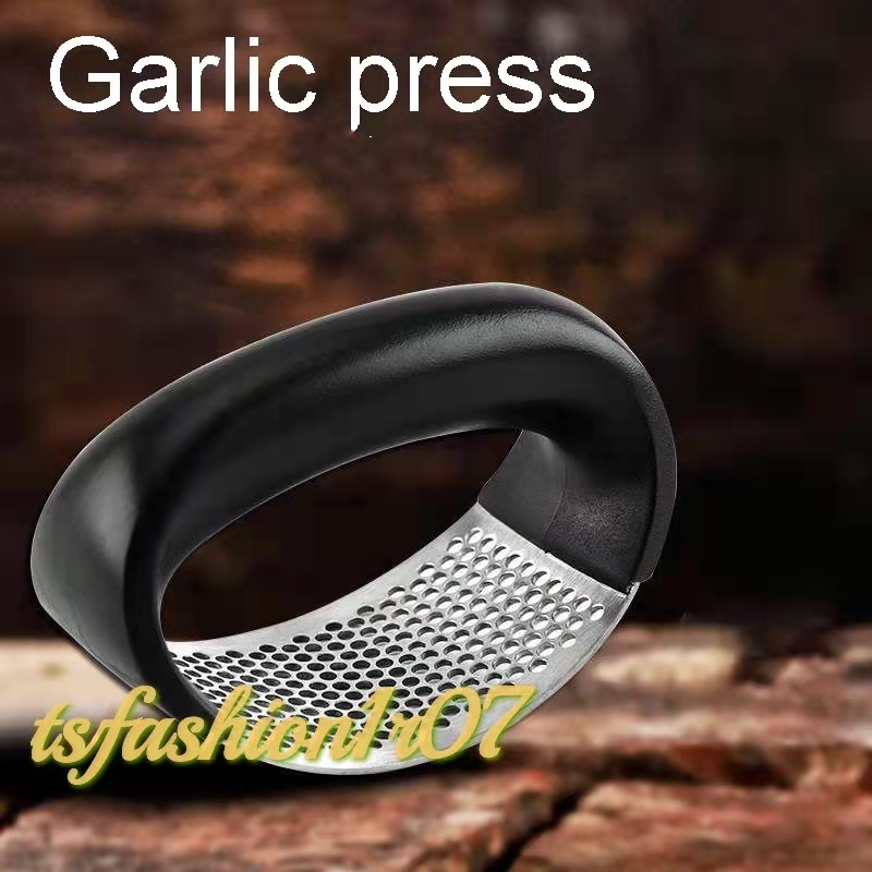 TS Stainless Steel Garlic Press Rocker - Professional Grade Garlic ...