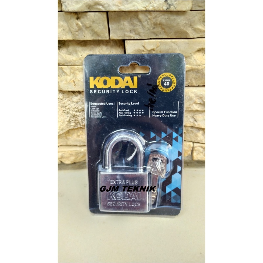 Short Padlock 40mm KODAI - Disc lock System | Shopee Philippines