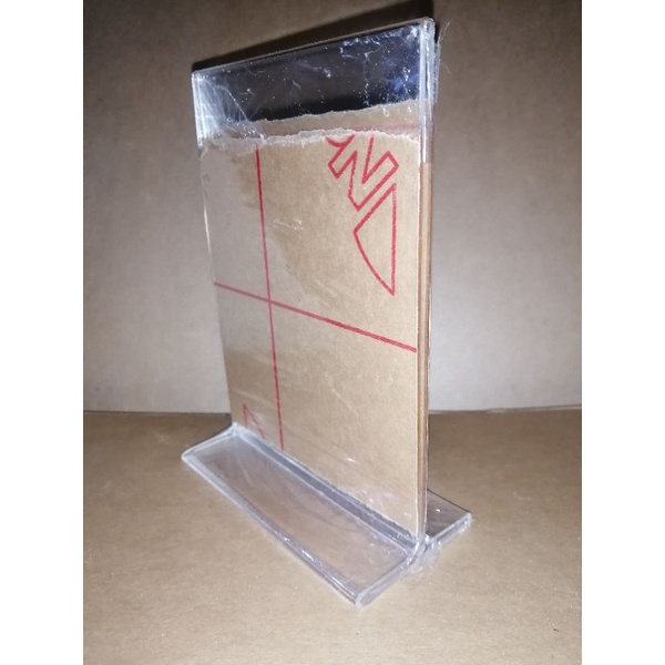 A6 size Acrylic Menu Standee | Shopee Philippines