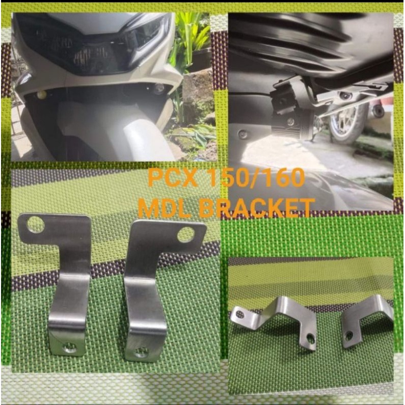 PCX 160 STAINLESS MINI DRIVING LIGHT BRACKET | Shopee Philippines