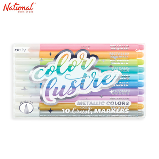 Ooly Color Lustre Metallic Brush Markers 10 Piece Set 130-064 | Shopee ...