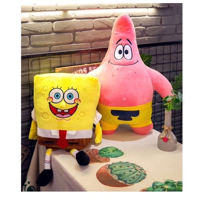 Spongebob Doll Patrick Doll Soft And Soft Material Labeled SNI | Shopee ...