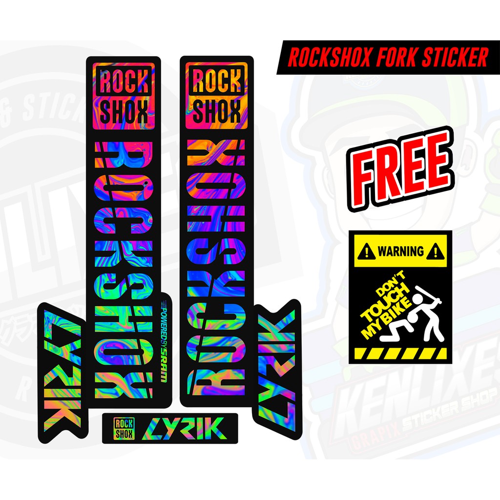 Rock Shox LYRIK Fork sticker for Mountain Bike | Shopee Philippines