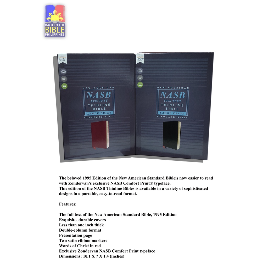NASB BIBLE LARGE PRINT | Shopee Philippines