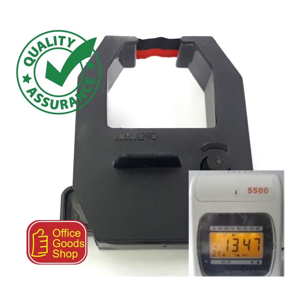 ITBOX 5500 Punch Card Machine Ribbon Time Recorder Ribbon (Black / Red ...