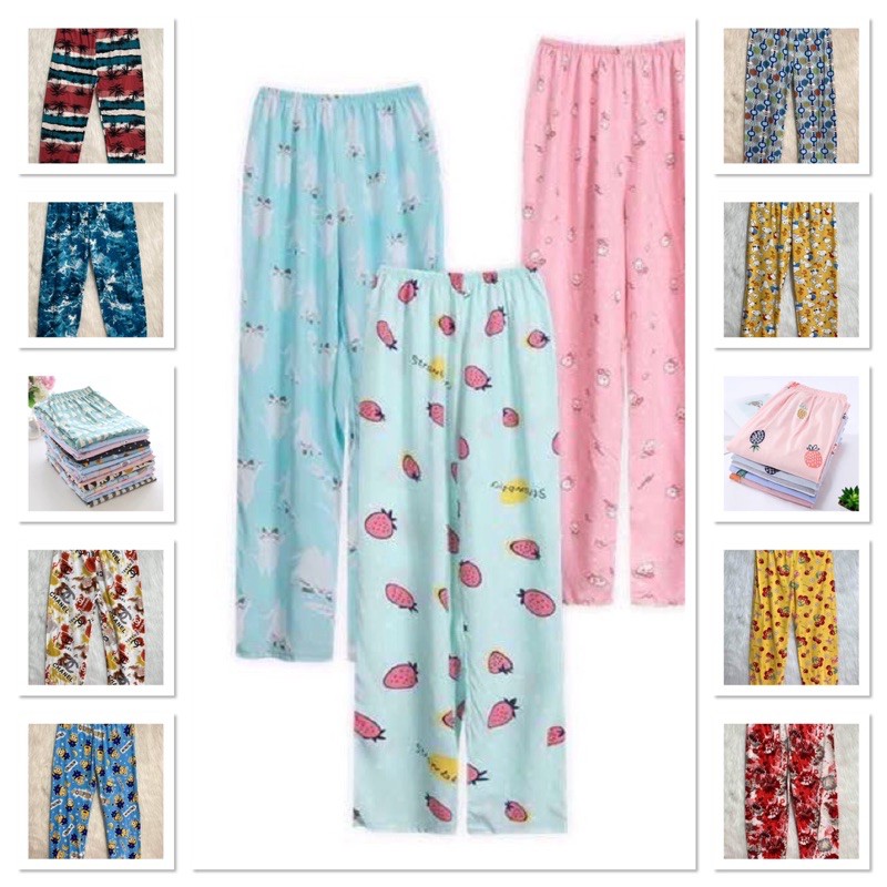 Pajama Only Cotton Stretchable| Pambahay | Assorted Prints | Yayamanin ...