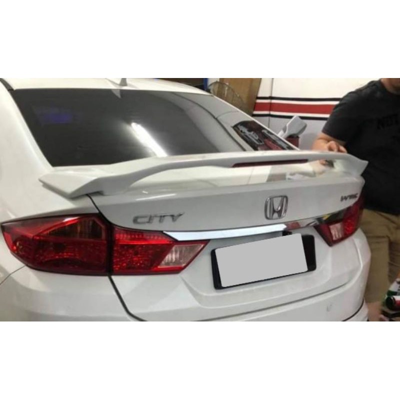 2014-2020 Unpainted Honda City Spoiler with Brake Light Premium Quality ...