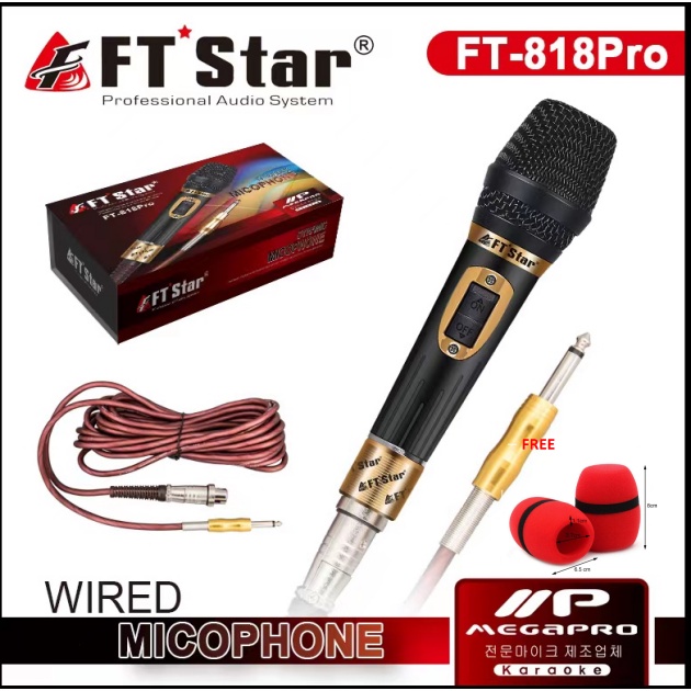 New Style High Quality FT STAR FT-818 PRO Professional Vocal Dynamic ...