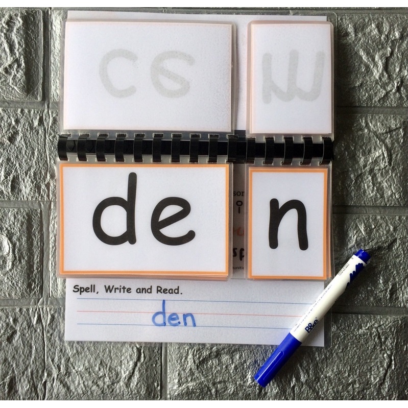 CVC Word Builder Flip Cards form all CVC Words- Laminated (AEIOU ...