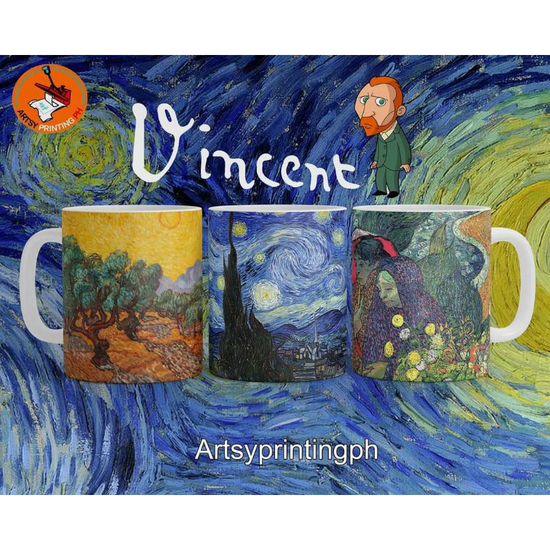 Artsy-Van Gogh Coffee Mug Collection | Shopee Philippines