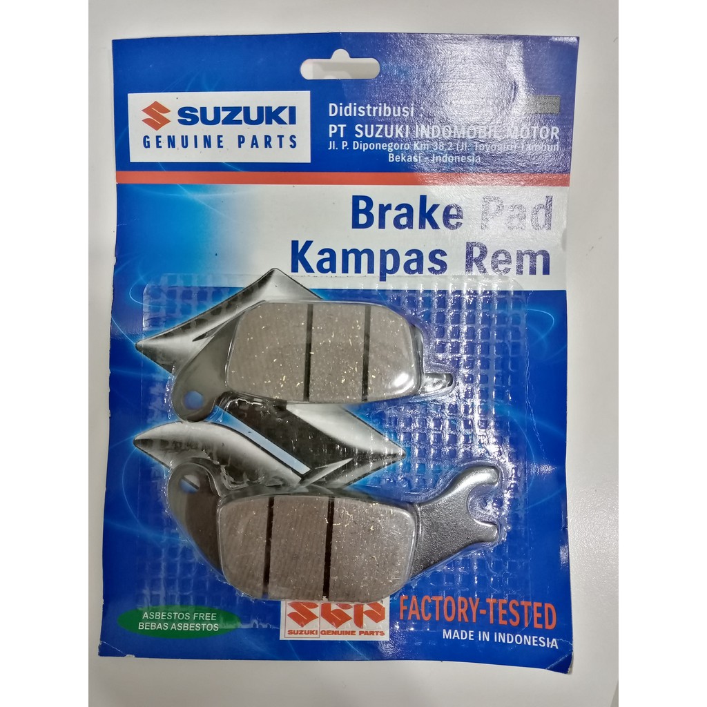 RAIDER 150 CARB BRAKE FRONT & REAR PAD SET (SGP) (GENUINE: 59100-25810 ...