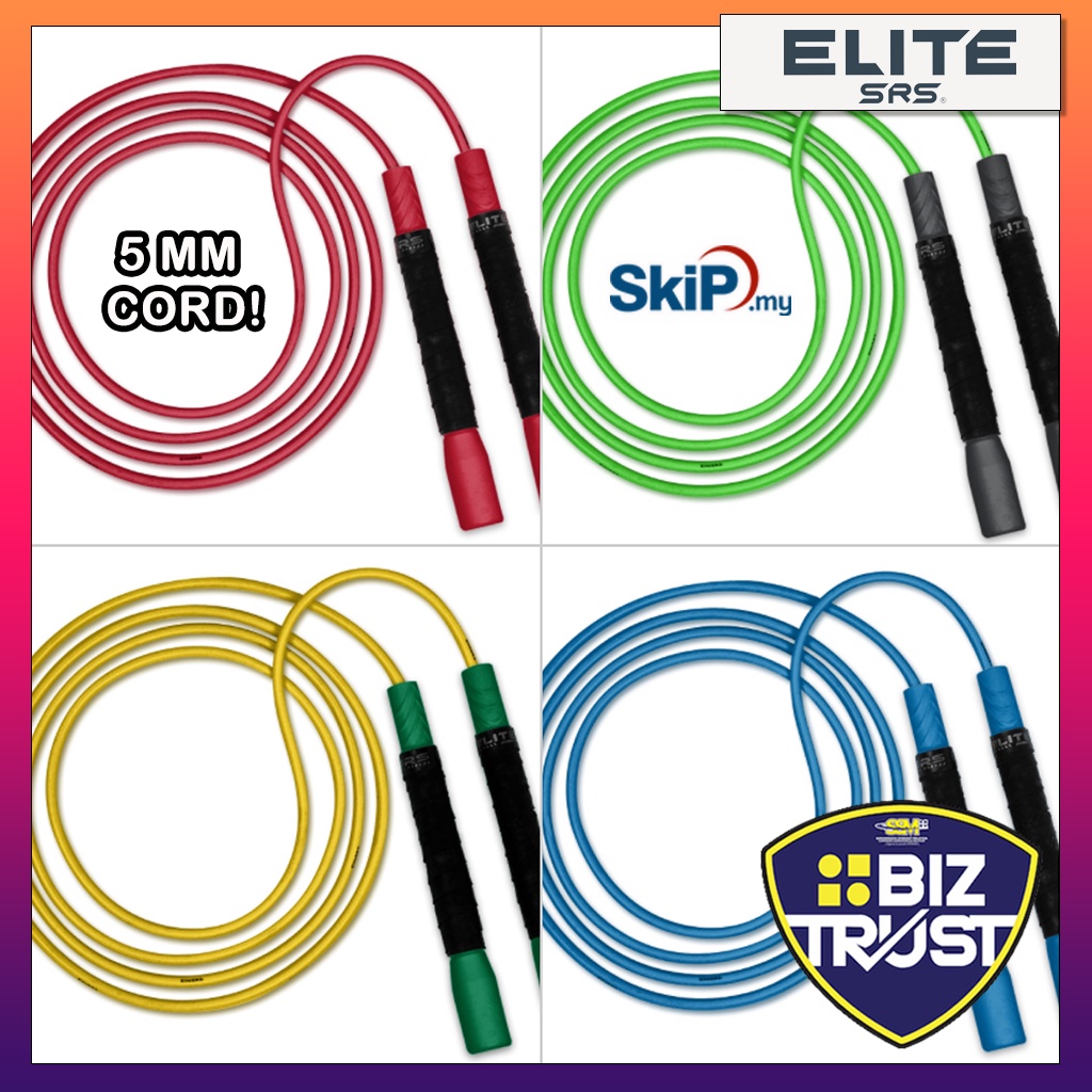 Elite SRS Long Handle PVC Jump Rope (5mm) | Shopee Philippines
