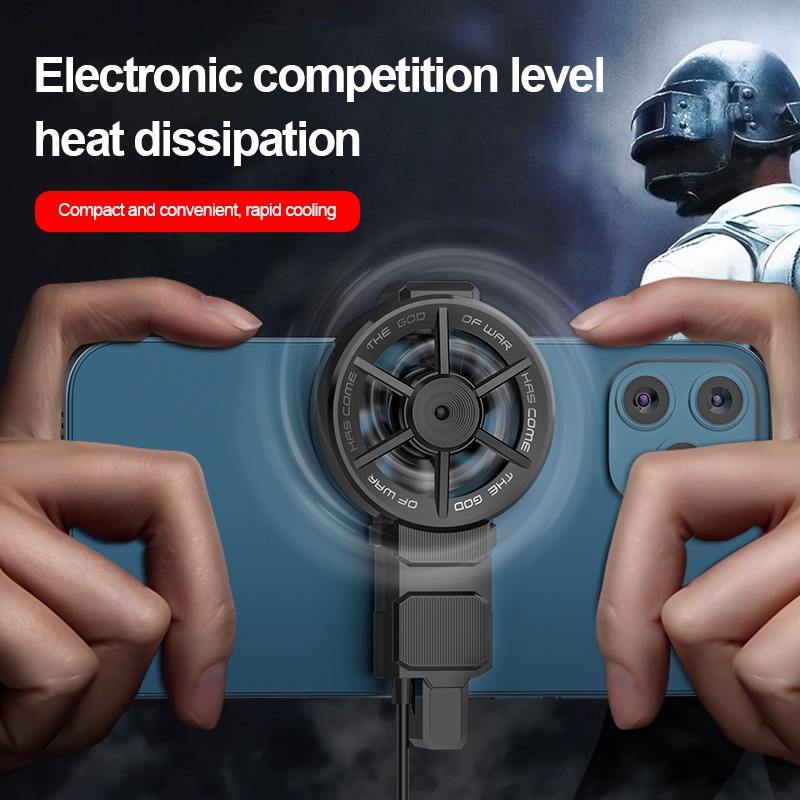 FL06 Mobile Phone Coolers Mini Cooling Radiator Gaming Universal Phone ...