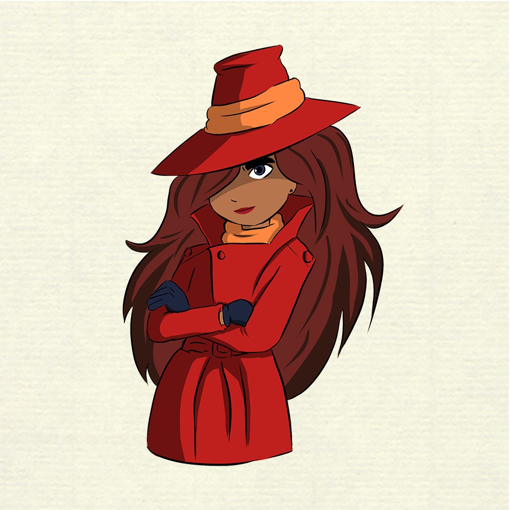 Carmen Sandiego Sticker | Shopee Philippines