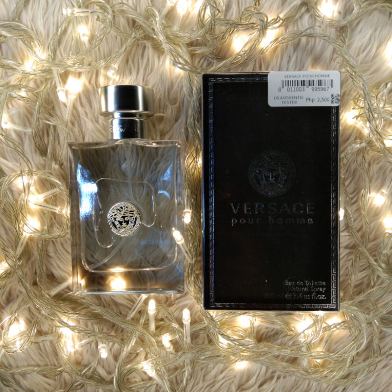 VERSACE POUR HOMME | AUTHENTIC US TESTER | Shopee Philippines