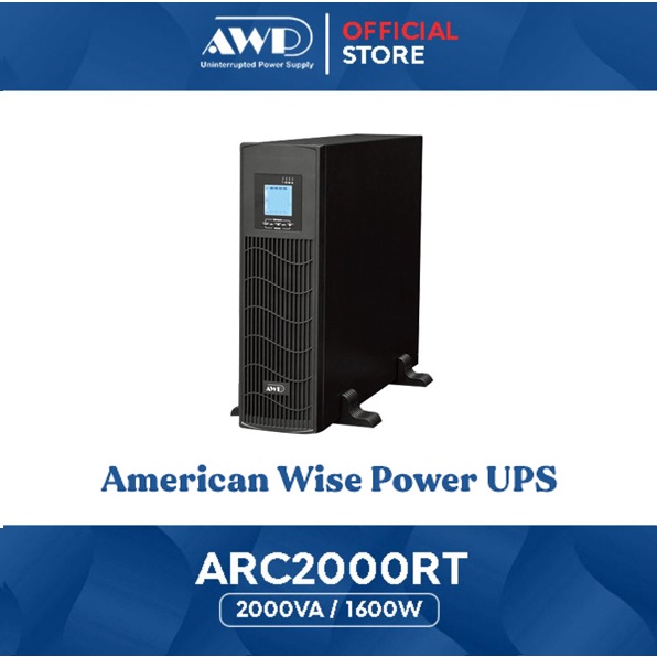 AWP ArcPure 1600W-2000VA UPS Pure Sine Wave with AVR Uninterruptible ...