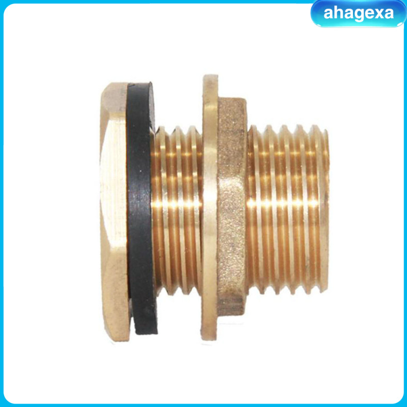 DN15 Brass Water Tank Container Hose Water Tube Pipe Connector Adapter ...