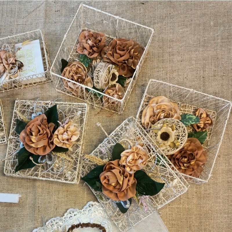 Wedding Abaca Box Elegent Designs | Shopee Philippines