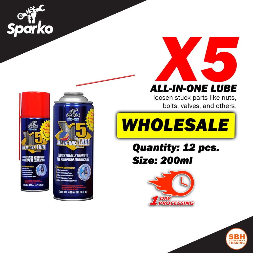 SPARKO High Tech X5 All-In-One Lubes | Shopee Philippines