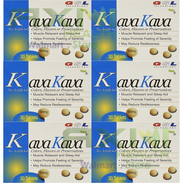 Kava Kava muscle relaxant and sleep aid -30 tablet pack- | Shopee ...