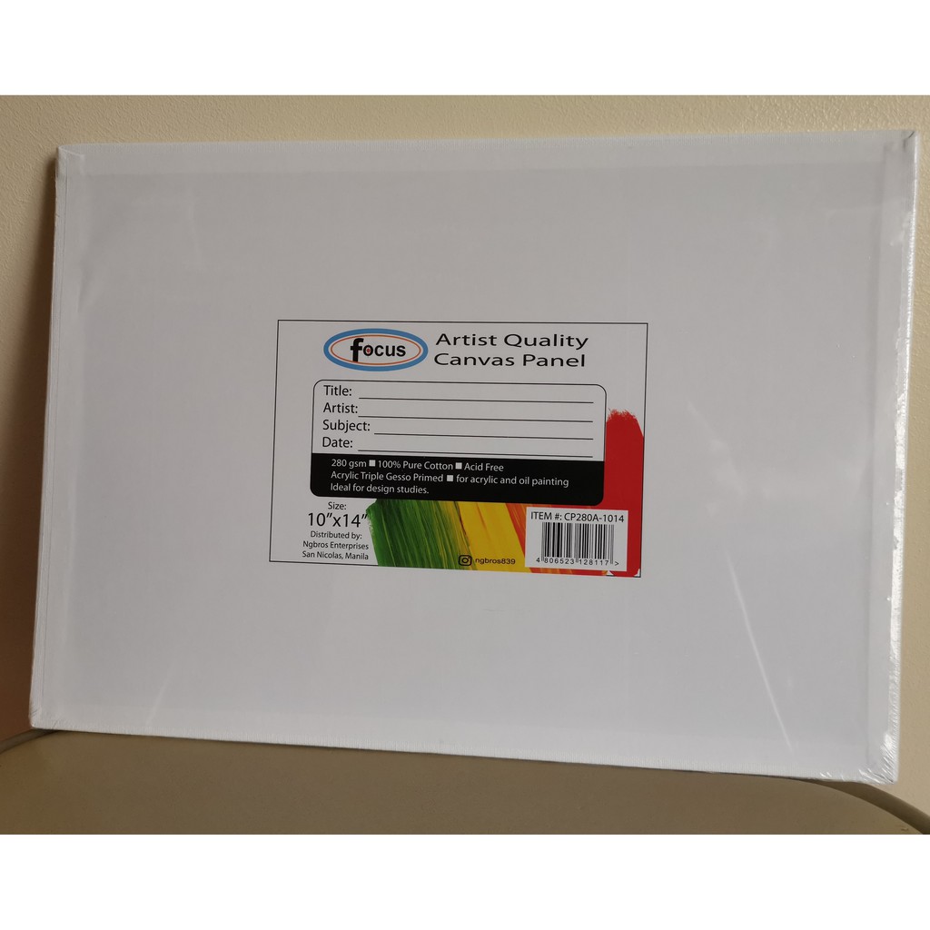 Focus Canvas Panel [280gsm] | Shopee Philippines