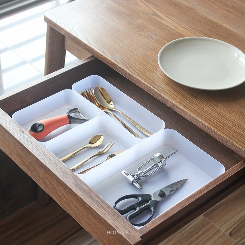Plastic Small Drawer Storage Box Organizer Kitchen Divider Box Creative ...