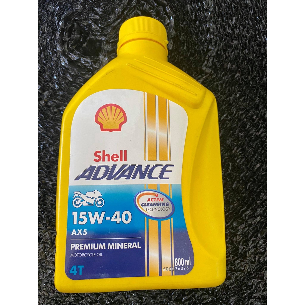 SHELL ADVANCE 800ML 15w-40 Motor Oil | Shopee Philippines