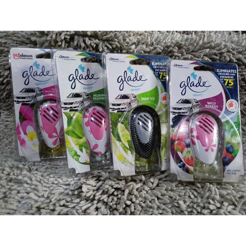 Glade sport car air freshener 7ml | Shopee Philippines