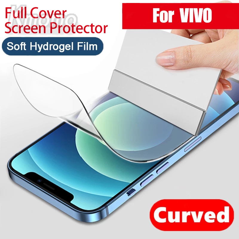 Full Curved Protective Hydrogel Film VIVO V50 V50e V40 V40e V30 V30e V29e V29 V27 Pro V27e V25e ...