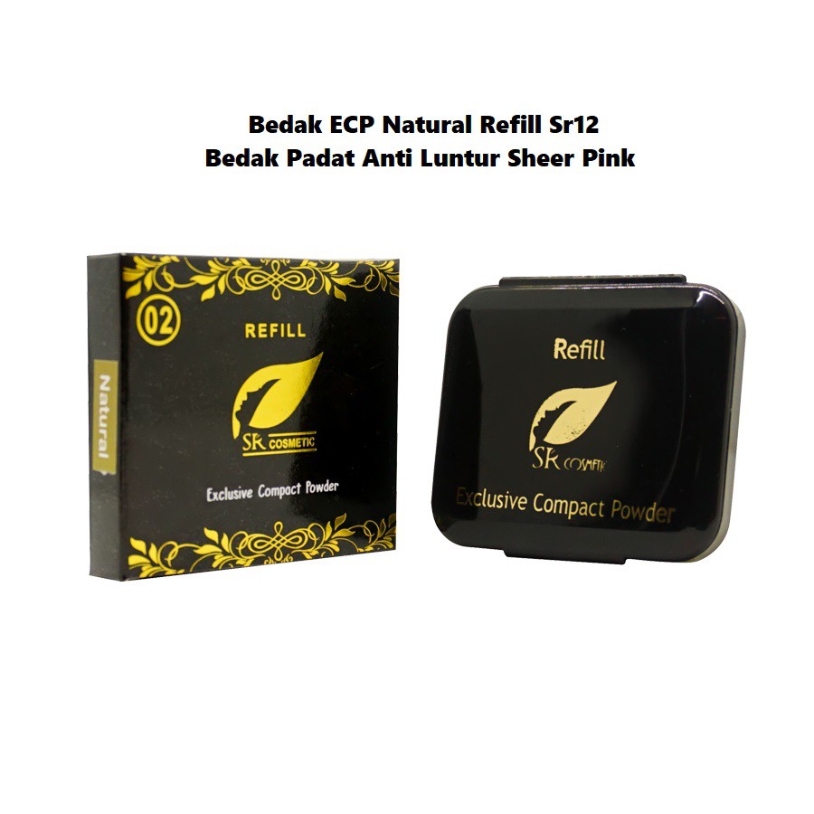 ECP Natural Refill Sr12 Powder - Anti-Fade Compact Powder - Sheer Pink ...