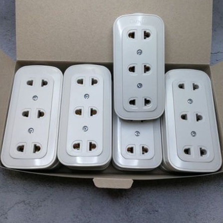 1 Box (12 pcs.) Omni 3 Gang Convenience Outlet (WSO-003) | Shopee ...