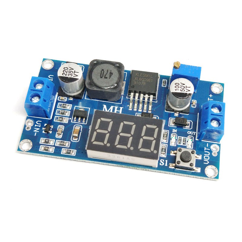 DC-DC XL6009 Digital Boost Step Up Power Supply Module Adjustable 4.5 ...